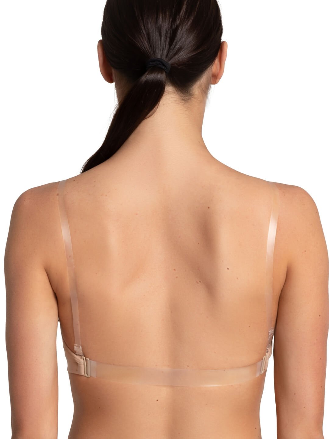 seamless clear back bra